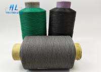 China Black Pvc Coated E Glass Fiber Yarn Low Fuzz 34 Tex 1/0 for sale