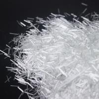 China AR E Glass Fiber Yarn Fiberglass Chopped Strands For GRC / Concrete / Cement for sale