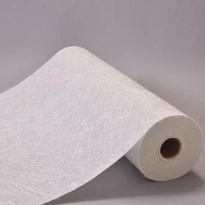 China White Emulsion 300g Fiberglass Chopped Strand Mat , 1040mm Chopped E Glass Fiber for sale