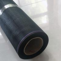 China PVC Coated Fiberglass Mosquito Net For Windows Black Color for sale