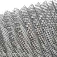 China Anti Mosquito Pleated Mesh Price Folding Polyester European Style for sale