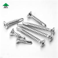 China Factory 410 Cross Countersunk Head Drilling Screws Cross Flat Head Self-tapping Self-drilling Dovetail Screws for sale