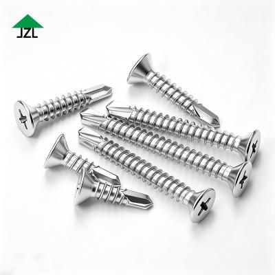 China High Quality 410 Stainless Steel Zinc Hexagonal Drilling Screws Color Steel Tile Dovetail Self-drilling Screws for sale