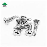 China 410 Stainless Steel Countersunk Head Drill Tail Screws 304 Phillips Flat Head Self-Tapping Self-Drilling Color Steel Tile Bolts for sale