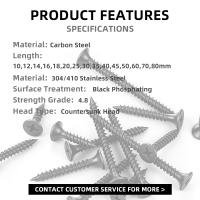 China Black Phosphate Drywall Screws Gypsum Board Screws for Gypsum Board for sale