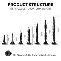 China Black Phosphate Drywall Screws Gypsum Board Screws for Gypsum Board for sale