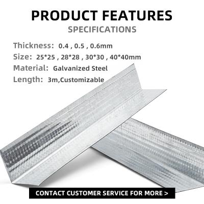 China JZL Non-Alloy Stainless Steel Water Resistant Modern Ceiling and Wall Angle for sale