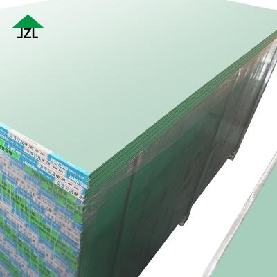 China High Quality Moisture Proof Gypsum Board 12mm 2440x1220mm Durable Mold Resistant Wall Panel for Bathroom and Kitchen for sale