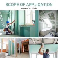 China High Quality Moisture Proof Gypsum Board 12mm 2440x1220mm Durable Mold Resistant Wall Panel for Bathroom and Kitchen for sale