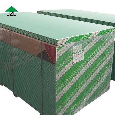 China Eco Friendly Mold Resistant Plasterboard 12.5mm 2440x1220mm Durable Moisture Resistant Wallboard for Kitchens and Basements for sale