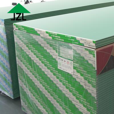 China Moisture Proof Gypsum Board 12.5mm 2440x1220mm Premium Quality Wallboard for Wet Areas and High Traffic Spaces for sale