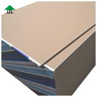 China Regular Gypsum Board 12mm Standard Plasterboard for Interior Wall and Ceiling Decoration for sale