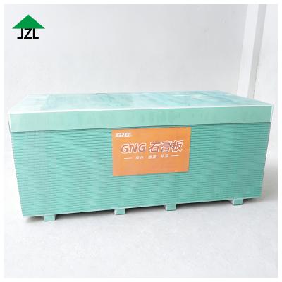 China Gypsum Board 1200x2400mm 12.5mm Thick Waterproof Modern Design for Drywall Ceiling Partition Construction with 1 Year Warranty for sale