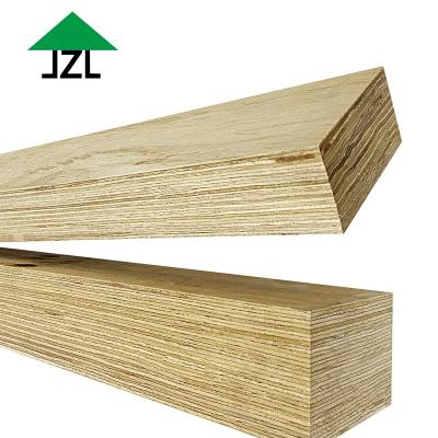 China JZL LVL Lumber for Roof Construction Wooden Birch Poplar LVL Timber Laminated Veneer Lumber Veneer Board Beam Pine for sale