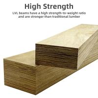 China Factory Wholesale JZL China Manufacture Fireproof Structural LVL Door Core Pine Wood Timber for sale