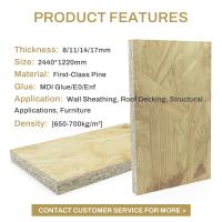 China E0 Certified 12mm/15mm/18mm OSB Plywood Board for Indoor Furniture & Construction Projects for sale
