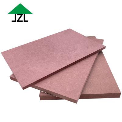 China JZL 1220x2440x18mm Red Flame Retardant Fire Proof MDF Board Manufactures for sale