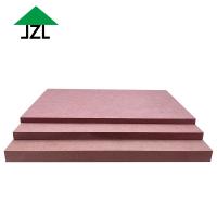 China JZL 1220x2440x18mm Red Flame Retardant Fire Proof MDF Board Manufactures for sale