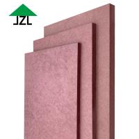 China JZL 1220x2440x18mm Red Flame Retardant Fire Proof MDF Board Manufactures for sale