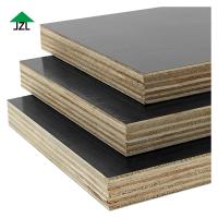 China F17 Film Faced Plywood Slab Formwork System Black Veneer Boards WBP Glue E1/E2 Formaldehyde 9mm/18mm/28mm Outdoor 1-Year for sale