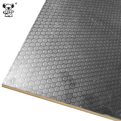 China 12mm 18mm Black Brown Anti-slip Waterproof Marine Film Faced Plywood Sheet for sale