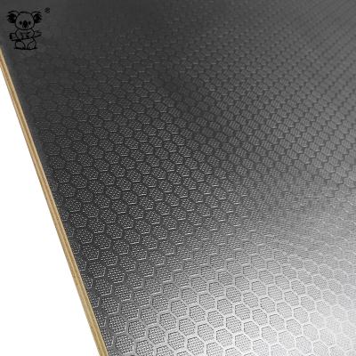 China Durable Film Faced 18mm Anti-slip Construction Formwork Plywood Anti slip Film for Outdoor Stage Plywoods for sale