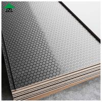 China Anti-slip Hexagon Black Film Faced Stage Plywood Wire Mesh Birch Plywood Non Slip Construction Formwork Ply for sale
