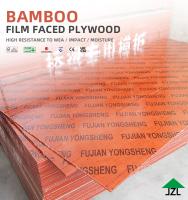 China JZL Bamboo Plywood Thin Decorating Sheet 18MM E1 Outdoor 1 Year Warranty Veneer Boards for sale