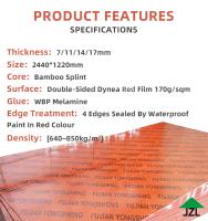 China Cheap Prices 5mm-30mm Outdoor E1 Furniture Panel Wood Sheet Film Faced Laminated Strand Woven Boards Natural Bamboo Panels for sale