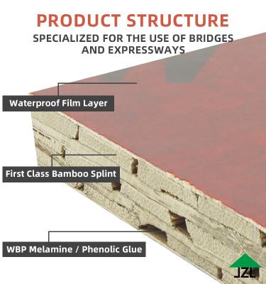 China Factory Wholesale Marino 22Mm Film Double-Sided Decoration E1 Certified Bamboo Shuttering Formwork 4x8 for Outdoor Building for sale