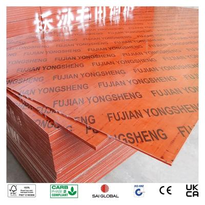 China Marino 22mm Film Faced Polished Bamboo Shuttering Board for Outdoor Building Projects E1 Emission First-Class Quality for sale