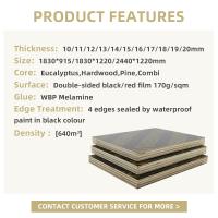 China Films Face Shuttering Plywood 4x8 12mm/18mm/21mm Waterproof Concrete Formwork for Building for sale