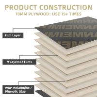 China Films Face Shuttering Plywood 4x8 12mm/18mm/21mm Waterproof Concrete Formwork for Building for sale