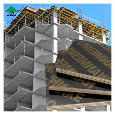 China JZL Factory Direct 18mm Building Plywood Template for Concrete Formwork for sale