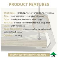 China JZL Factory Direct 18mm Building Plywood Template for Concrete Formwork for sale