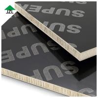 China 18mm Anti-Warping for Concrete Wall Formwork Waterproof Phenolic Surface Vertical Core Film Faced Plywood for sale