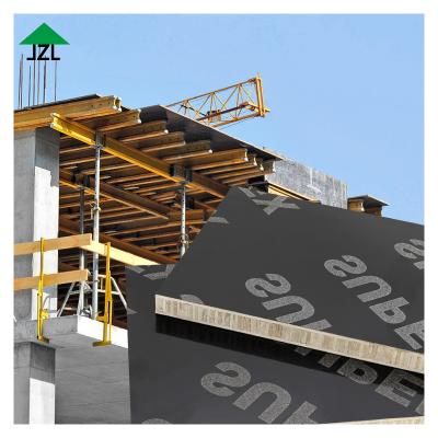 China JZL Anti-Deformation Vertical Plywood Slats Core Phenolic Plywood Concrete Forming Board for sale