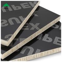 China JZL Vertical Plywood Slats Core Film Faced Plywood 16 17 18mm 1440x1220mm WBP Melamine Eucalyptus for Formwork for sale