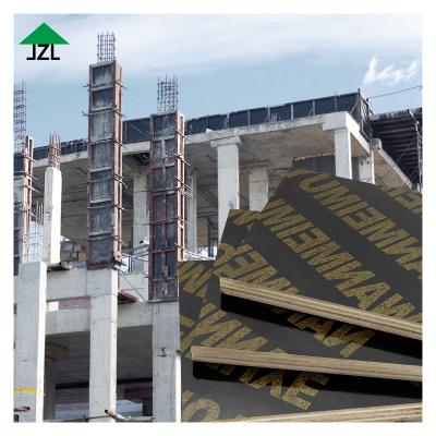 China Waterproof Pine Plywood for Construction Use Black Marine Film Faced Plywood Panels for sale