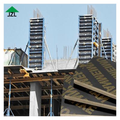 China 18mm Waterproof Melamine Glue Film Faced Plywood Concrete Forming Panels for sale