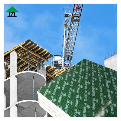 China 2440x1220mm PP Green Plastic Film Faced Plywood for Formwork and Building Projects for sale
