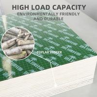 China 2440x1220mm PP Green Plastic Film Faced Plywood for Formwork and Building Projects for sale