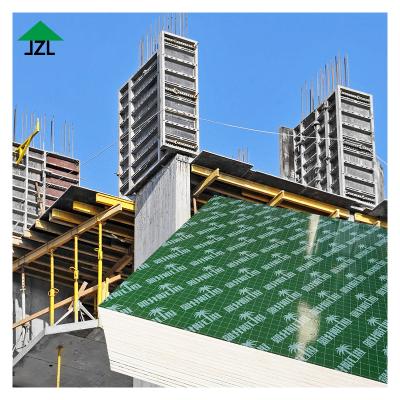 China Eco Friendly Green Plastic PP Film Faced Plywood 2440x1220mm WBP Phenolic Resin for sale