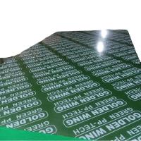 China Green Plastic Film Faced First-Class Double-Sided Plywood Poplar Core 20mm E1 Waterproof Formwork Board WBP Phenolic Glue for sale