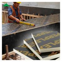 China JZL Anti-Deformation Vertical WBP Formwork Plywood Slats Core Phenolic Black 4x8 Concrete Forming Board for sale