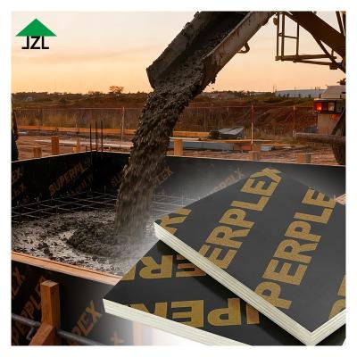 China JZL Eco-Friendly Anti-Deformation Vertical WBP Formwork Veneer Boards Slats Black 4x8 Concrete Forming Board for sale