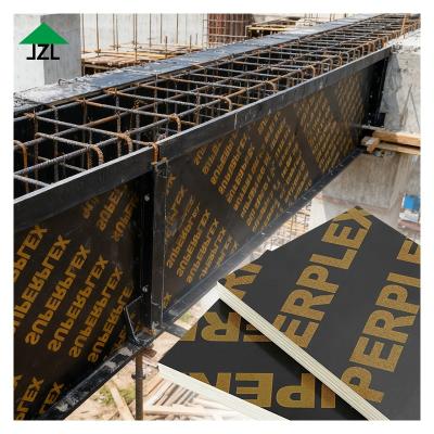 China JZL Anti-Deformation Vertical WBP Formwork Plywood Slats Core Phenolic Black 5mm E2 1 Year Warranty 4x8 Concrete Forming Board for sale