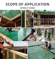 China 18mm Modern Waterproof Formwork Green Pine Core PVC Artificial Veneer Plywood Board First-Class E1 1 Year Warranty Hotel Use for sale