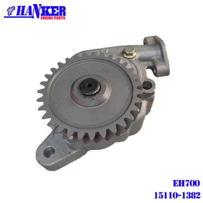 China Hino Engine EH700  Oil Pump 15110-1382 Iron Material for sale