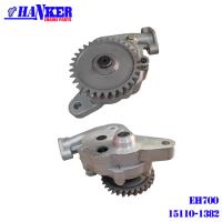 China Hino Engine EH700  Oil Pump 15110-1382 Iron Material for sale